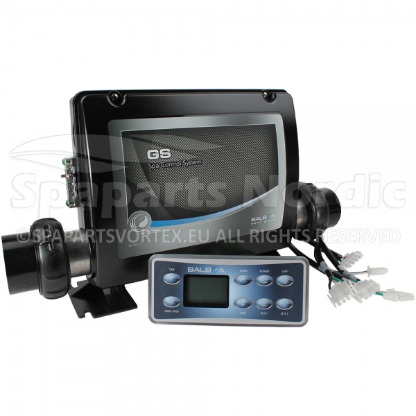 Komplett Balboa elbox with Deluxe VL802D. 3 pump med luft